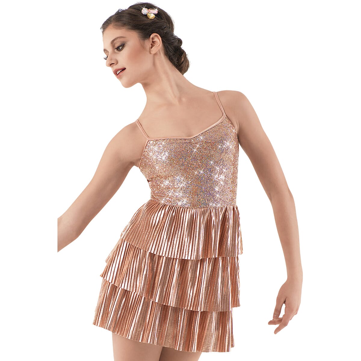 Hire Rose Gold Dress from Costume Source | Modern and Tap dance costume ...