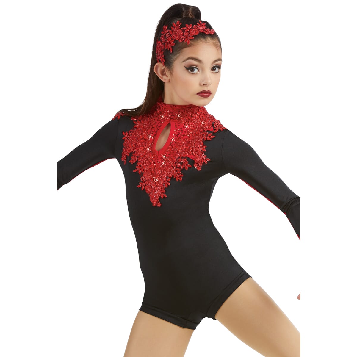 Hire Red Icicle Unitard from Costume Source | Modern and Tap dance ...