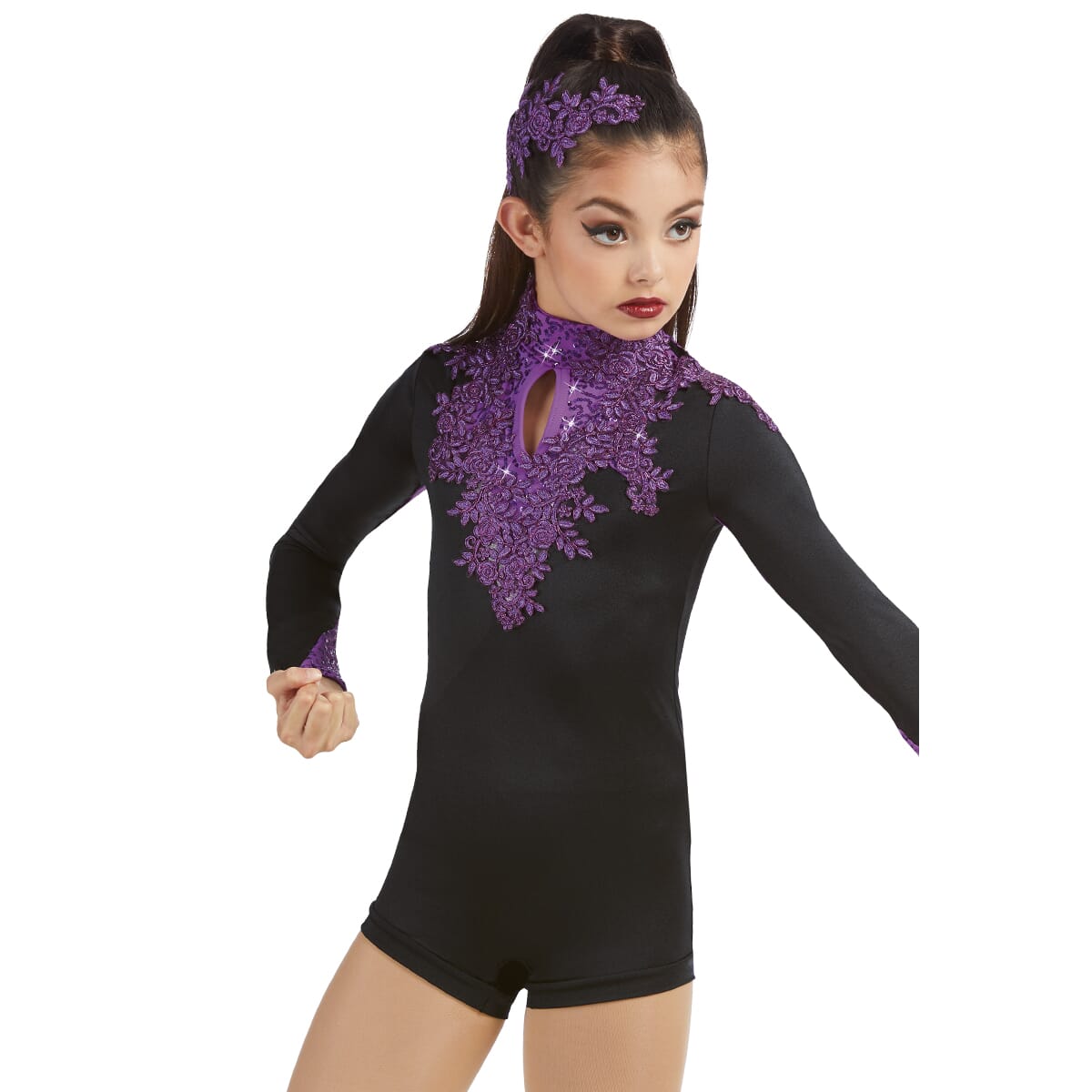 Hire Purple Icicle Unitard from Costume Source | Modern and Tap dance ...