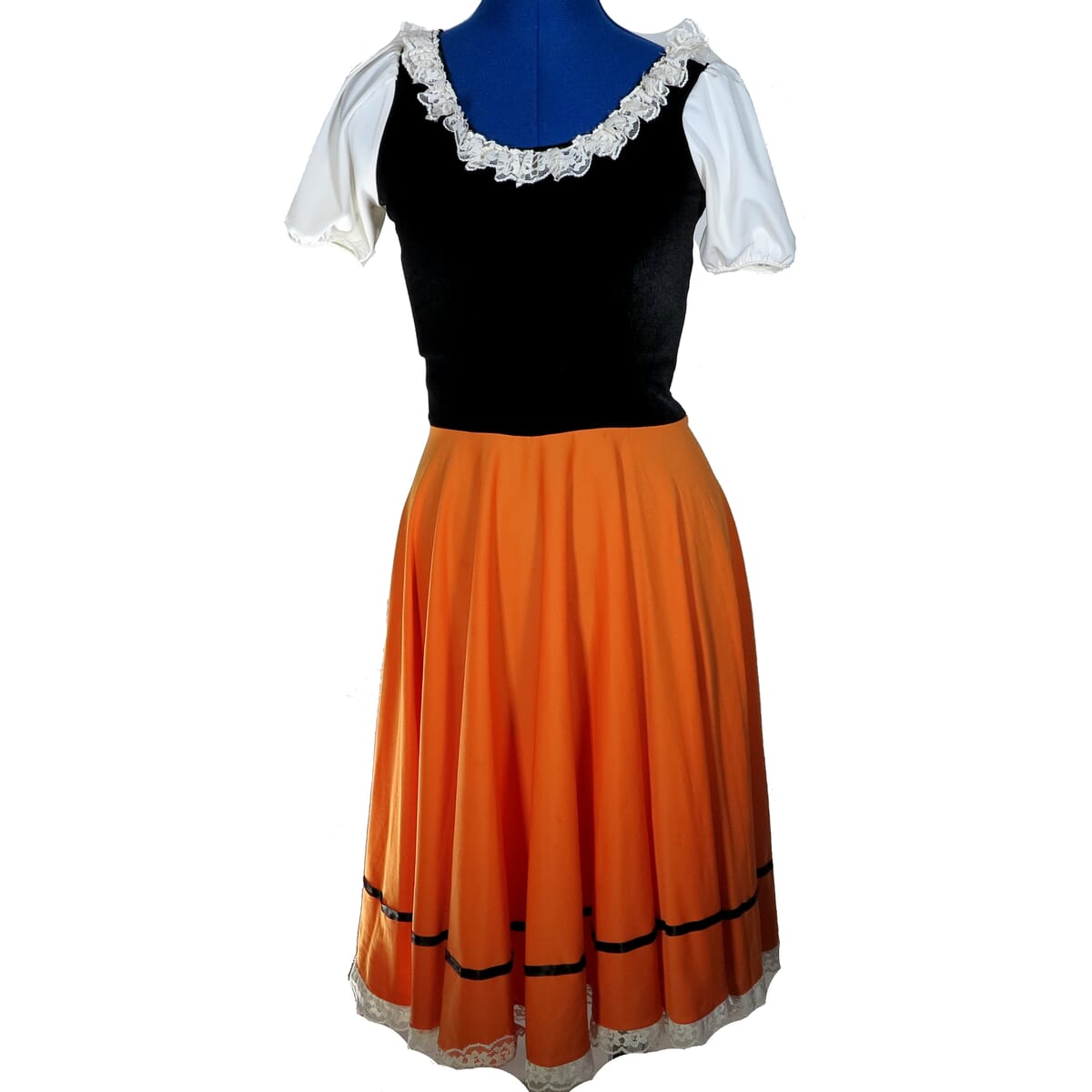 Hire Villager Orange from Costume Source | Theme dance costume for hire