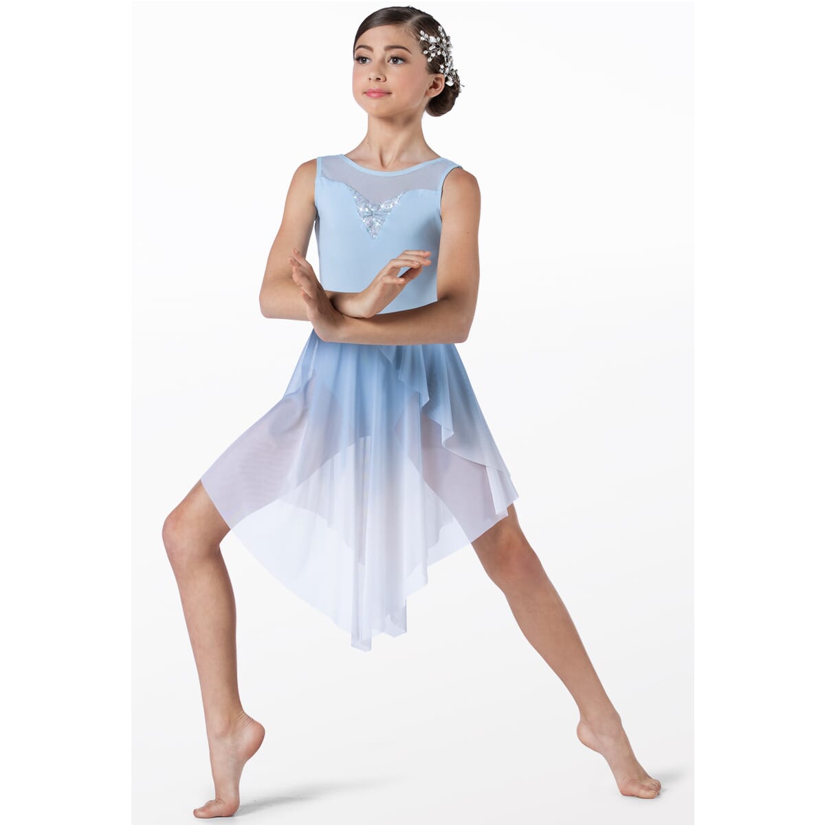 Hire Cascade Blue from Costume Source | Ballet dance costume for hire