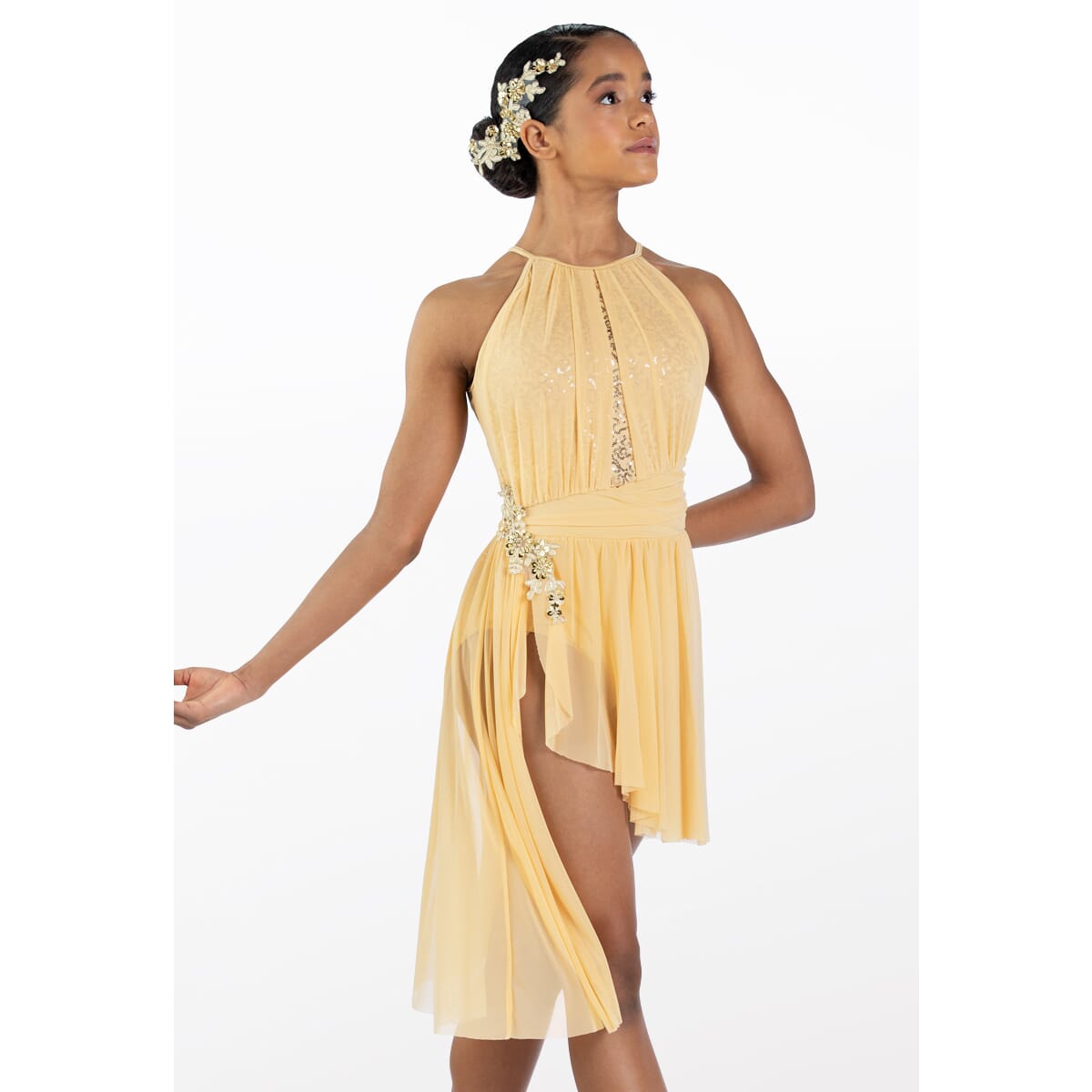 Hire Voyage Champagne from Costume Source | Lyrical dance costume for hire